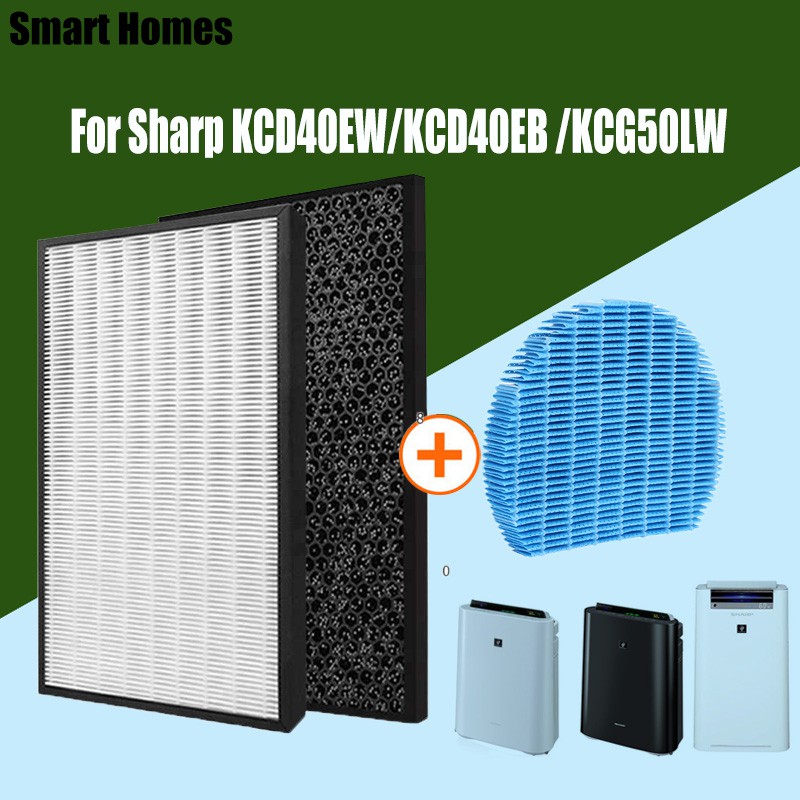 Replacement HEPA filter Activated Carbon filter FZ-D40HFE FZ-D40DFE for ...