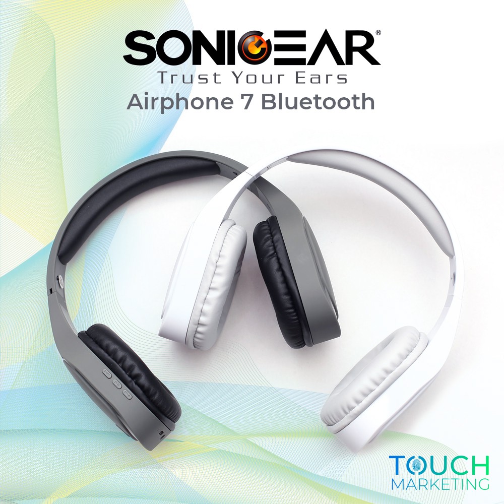 SonicGear Airphone 7 Bluetooth Headphone (Free Pandora Halo 2 Speaker ...