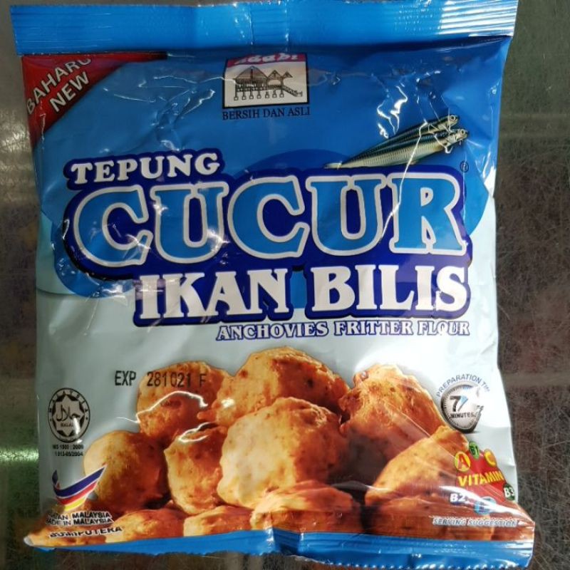 Halal*Adabi Tepung Cucur Udang/Ikan Bilis*200g | Shopee Malaysia