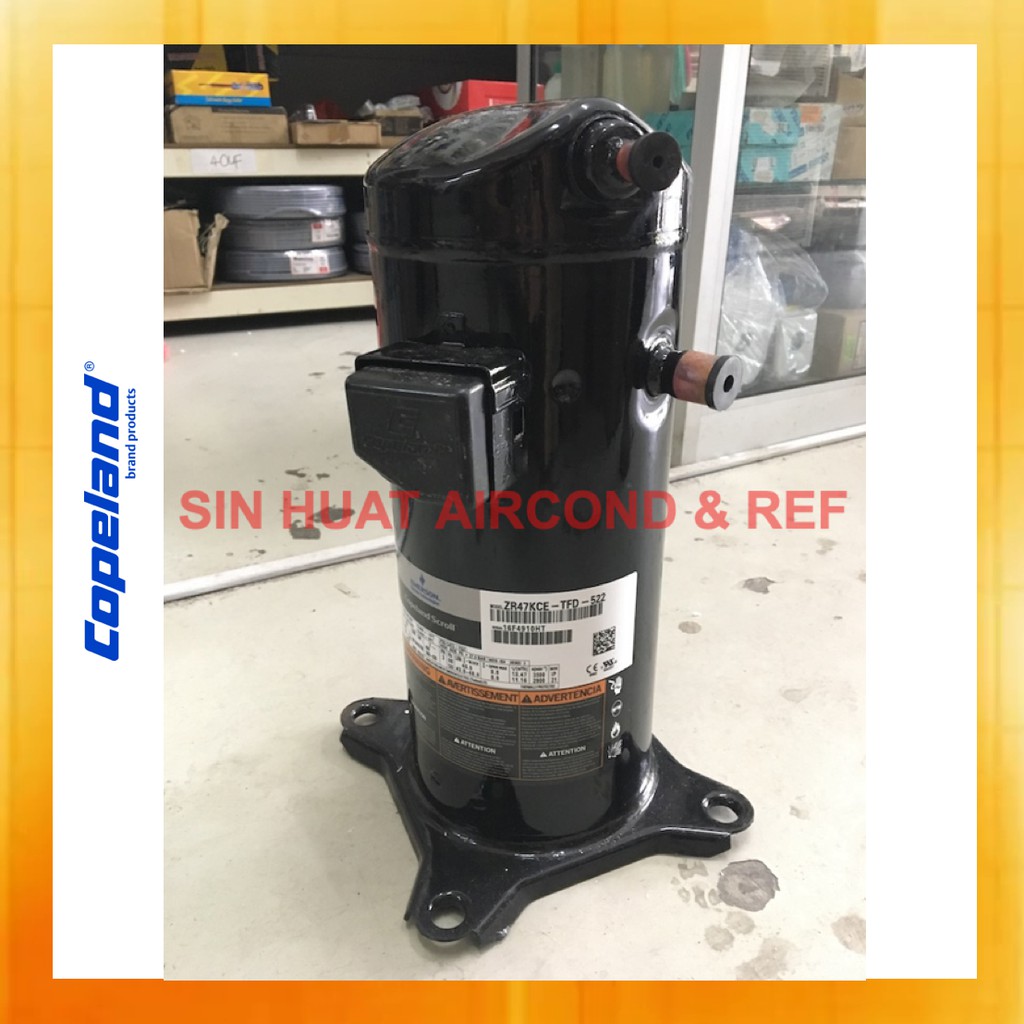 COPELAND COMPRESSOR 4.0HP AIRCOND ZR47KCE-TFD-522 RECONDITION ZR47 ...