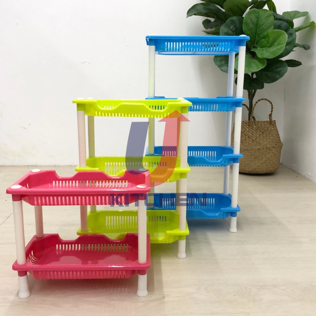 Applelady 2 Tier 3 Tier 4 Tier Mini Rack Kitchen Bathroom / Rak Cawan ...