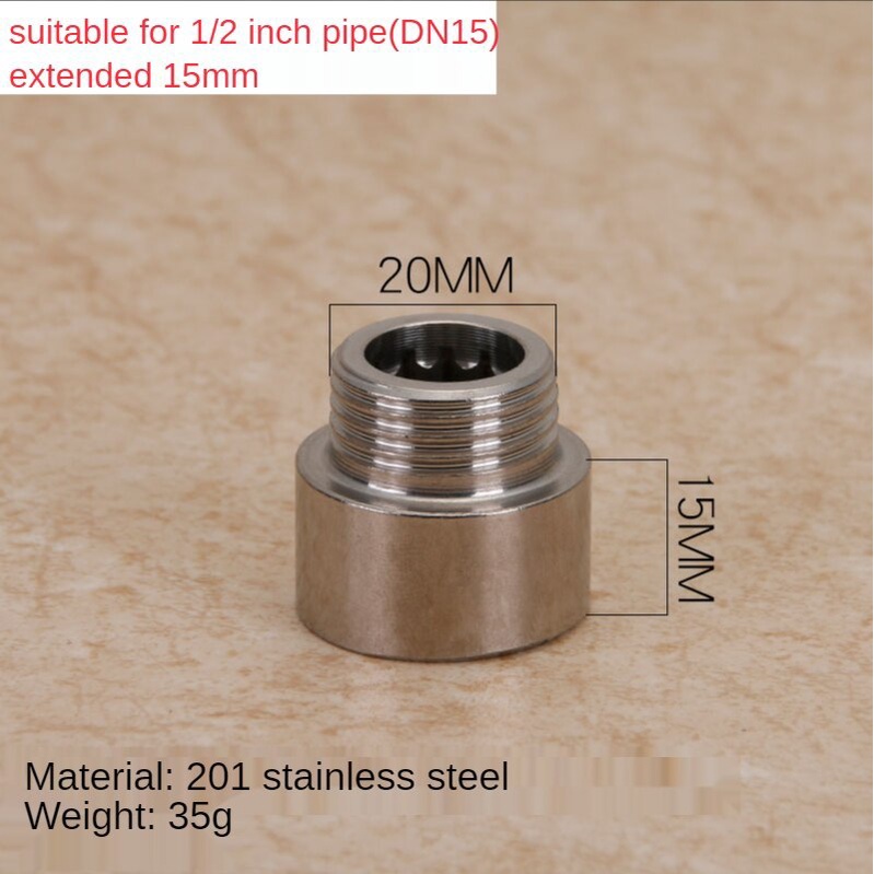 1/2" Male To Female Thread Pipe Connector Reducer Adapter Faucet ...