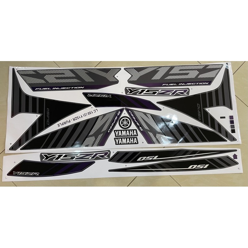Y15ZR Y15 (2) FIRST MODEL KELUARAN EDISI PERTAMA BODY COVER STICKER STRIPE | Shopee Malaysia