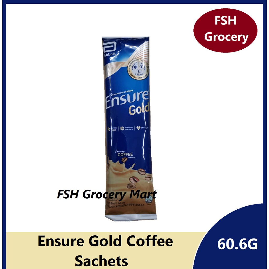 Abbott Ensure Gold Coffee Sachets 60.6G | Shopee Malaysia
