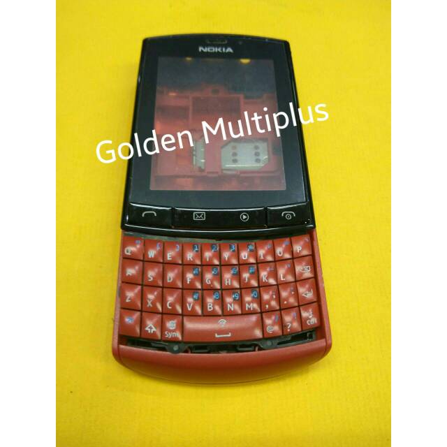 MERAH Casing NOKIA 303 Fullset / Kesing Case HP NOKIA 303 Full Set Red ...