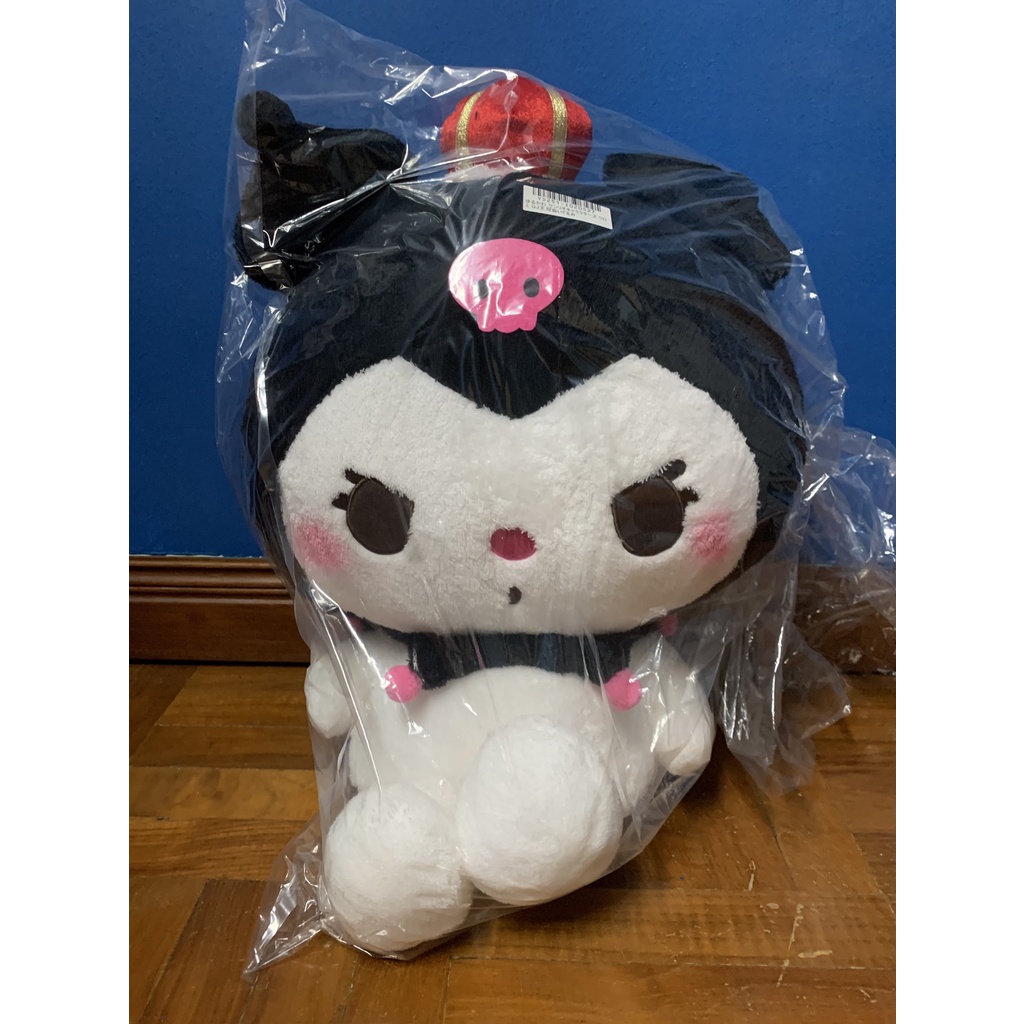 Yurukawa Sanrio Character - Kuromi GJ Crown Super Jumbo BIG Plushy ...