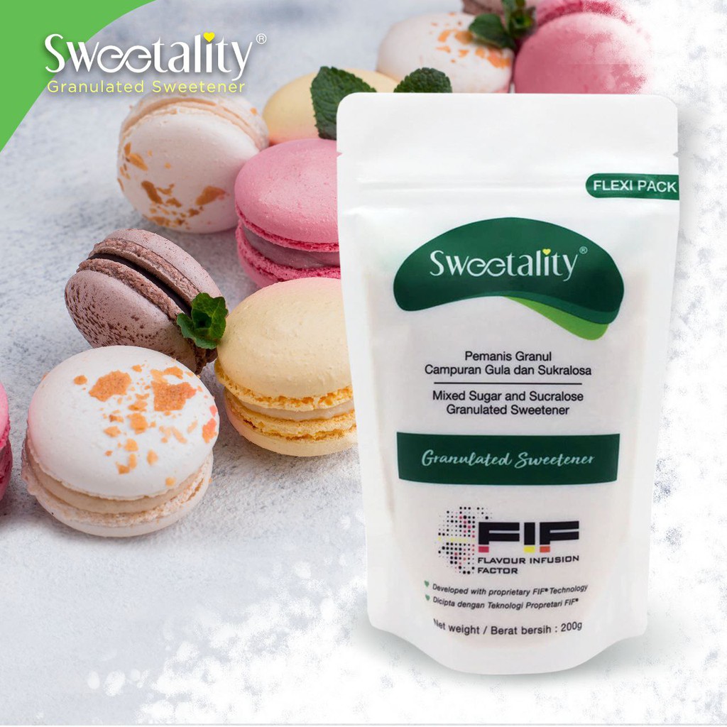 Gula rendah kalori SWEETALITY, PENGANTI GULA putih biasa/DIEBETES/GULA ...