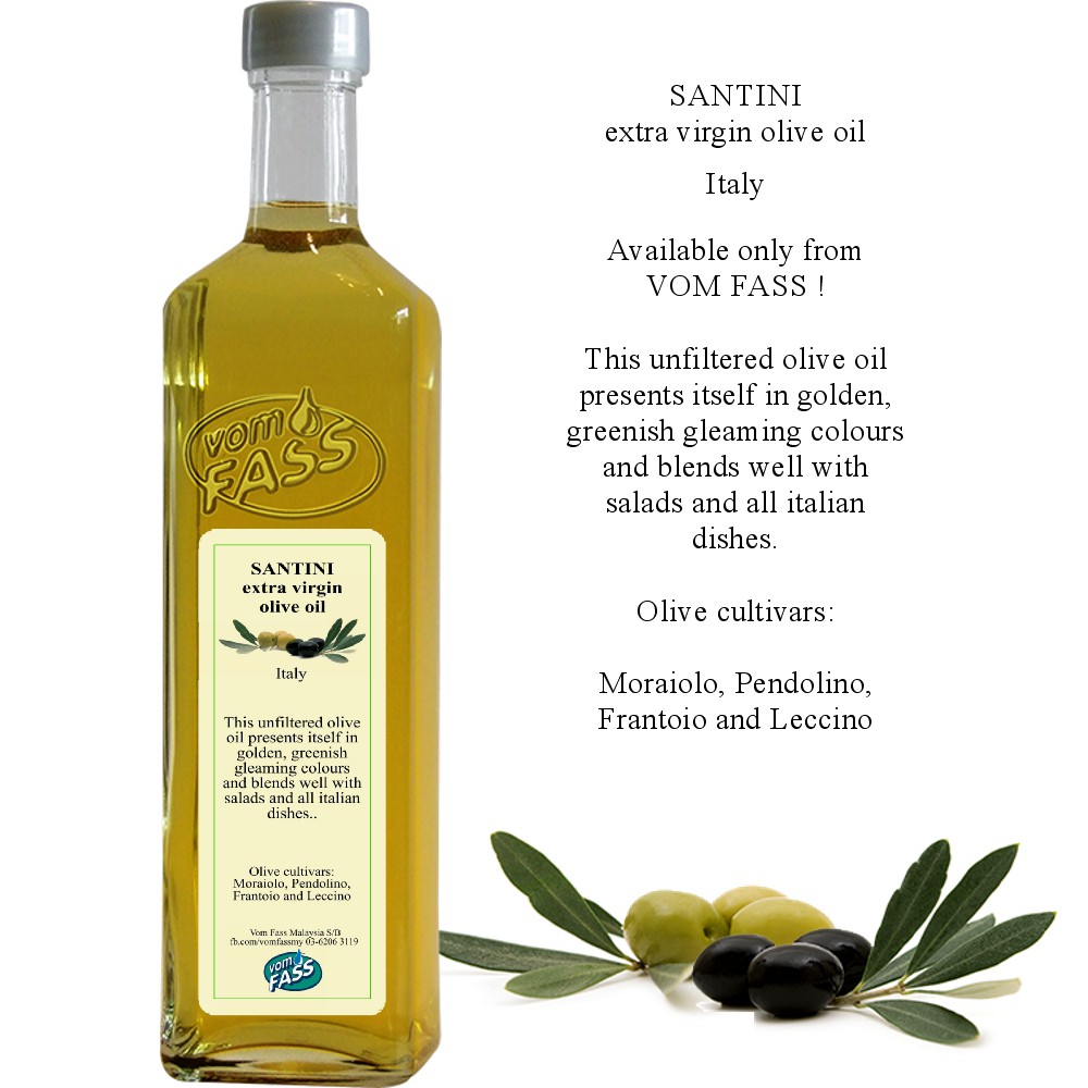 VOM FASS SANTINI EXTRA VIRGIN OLIVE OIL (Italy) 250ml | Shopee Malaysia
