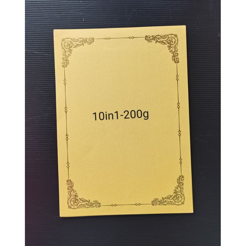 A4 10in1 200g Metalic Gold Certificate Card / Kad Sijil | Shopee Malaysia
