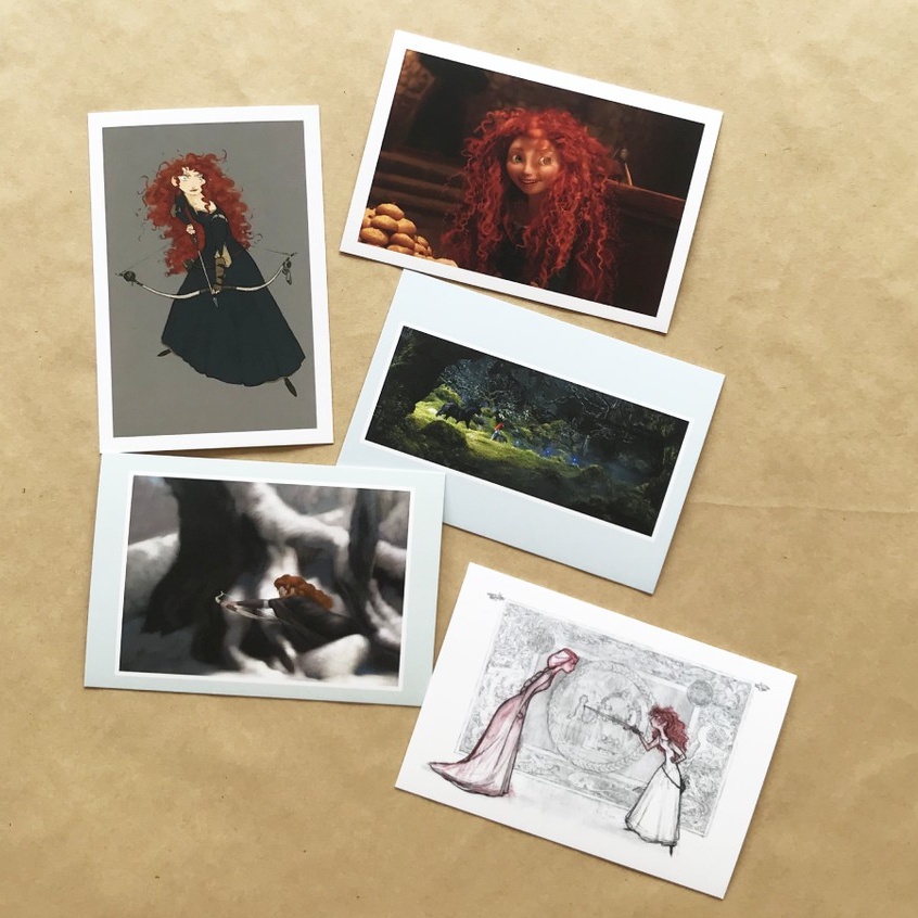 Disney Princess Postcard - Merida Set D051 (5 pcs) | Shopee Malaysia