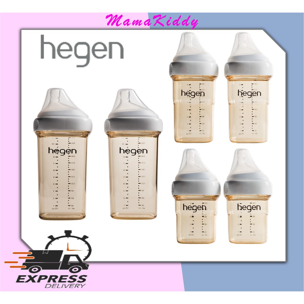 10% VOUCHER Hegen PCTO Feeding Bottle PPSU (5oz/8oz/11oz) (2 Pack) Baby Anti-Colic Milk Feeding ...