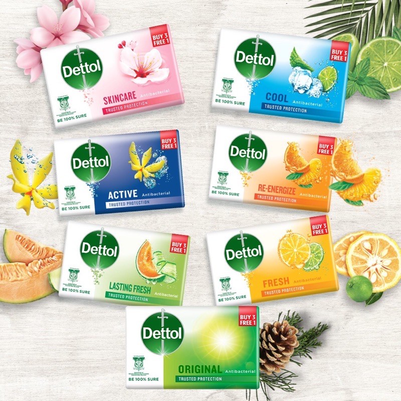 Dettol Soap Bar Range 65g & 100g | Shopee Malaysia