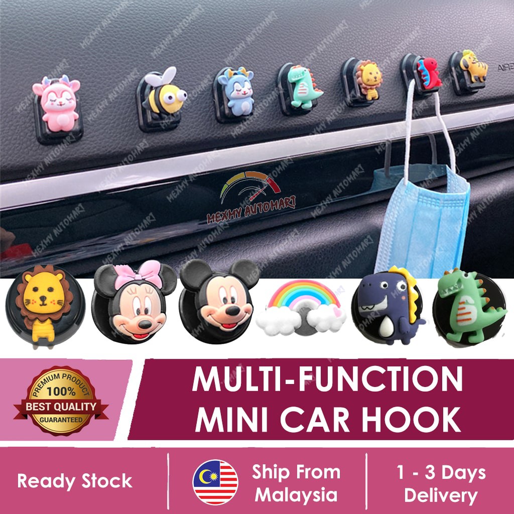 Car Hook Creative Mini Hooks Sticky Multifunctional Back Hook ...
