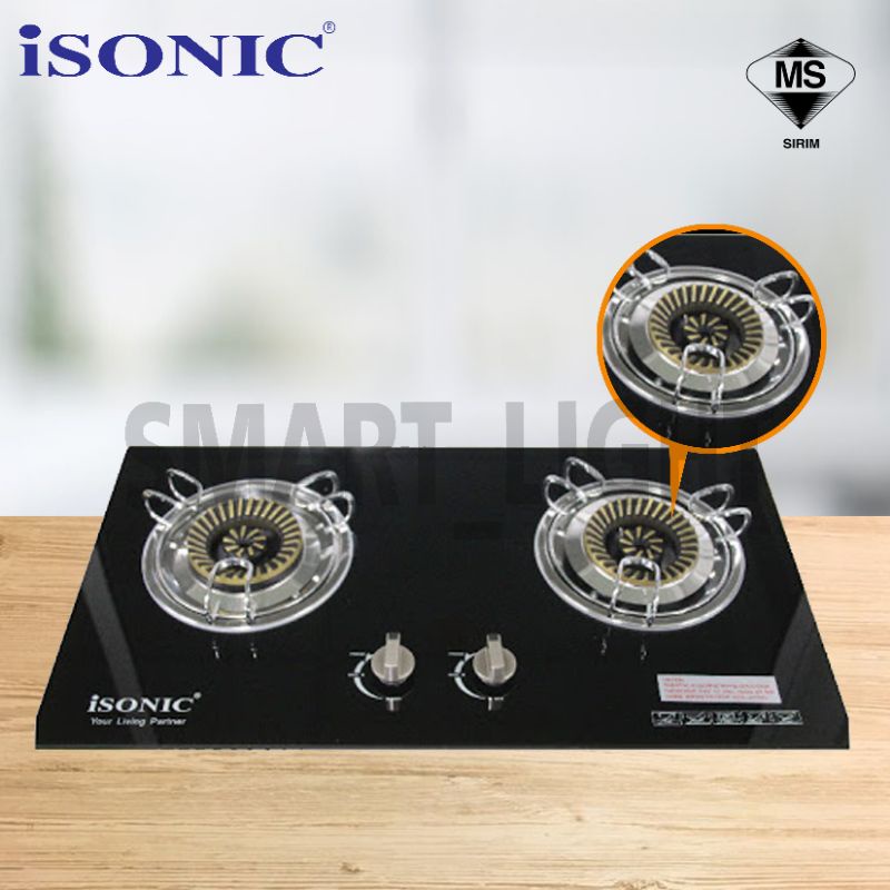 Isonic IGB002 Built-In Gas Hob Dapur Gas Cooker IGB-002 | Shopee Malaysia