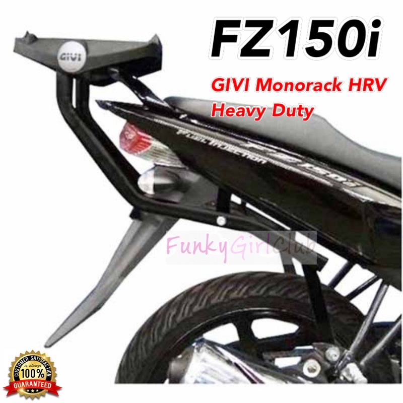 FZ150 GIVI MONORACK J HEAVY DUTY ADVANCE RACK HRV FZ150i FZ 150 YAMAHA ...