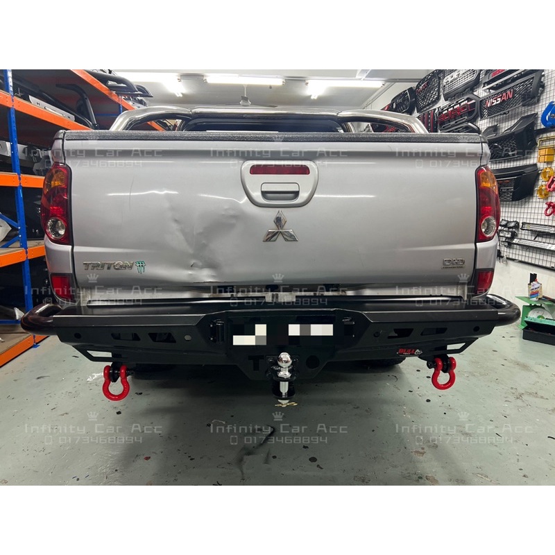 Mitsubishi Triton 2009-2022 Rear Bull Bar Bumper Bull V3 | Shopee Malaysia