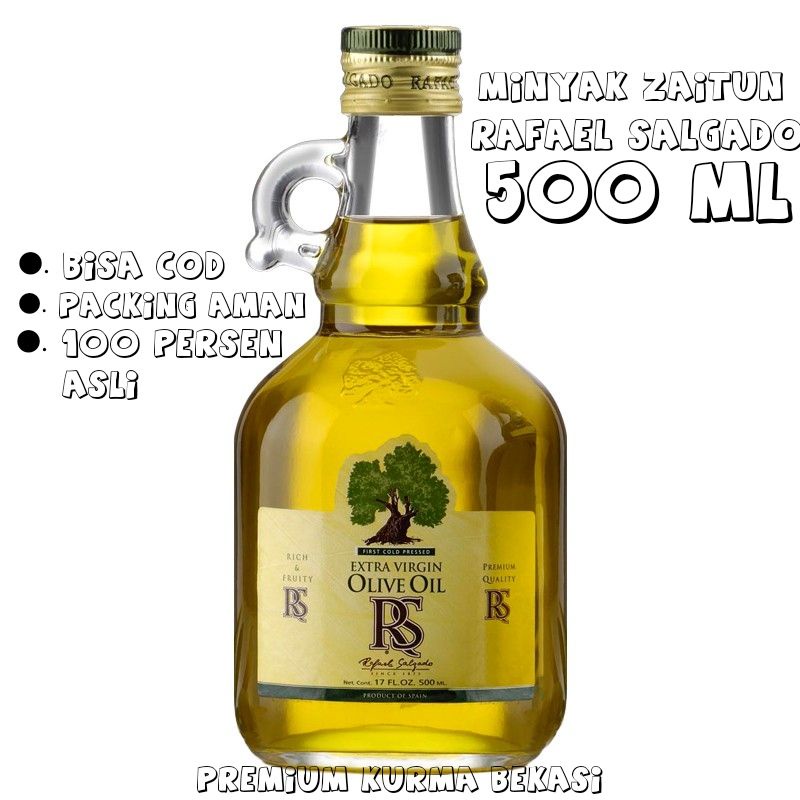 500 ml Olive oil Raffael Salgado Virgin Coconut oil Original Jaitun oil | Shopee Malaysia