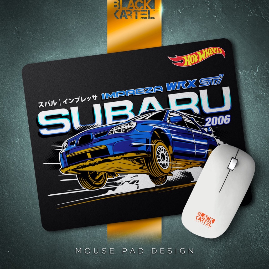 Ready Stock! [ GAMING MOUSE PAD - HOTWHEELS CAR DESIGN - SUBARU WRX STI ...