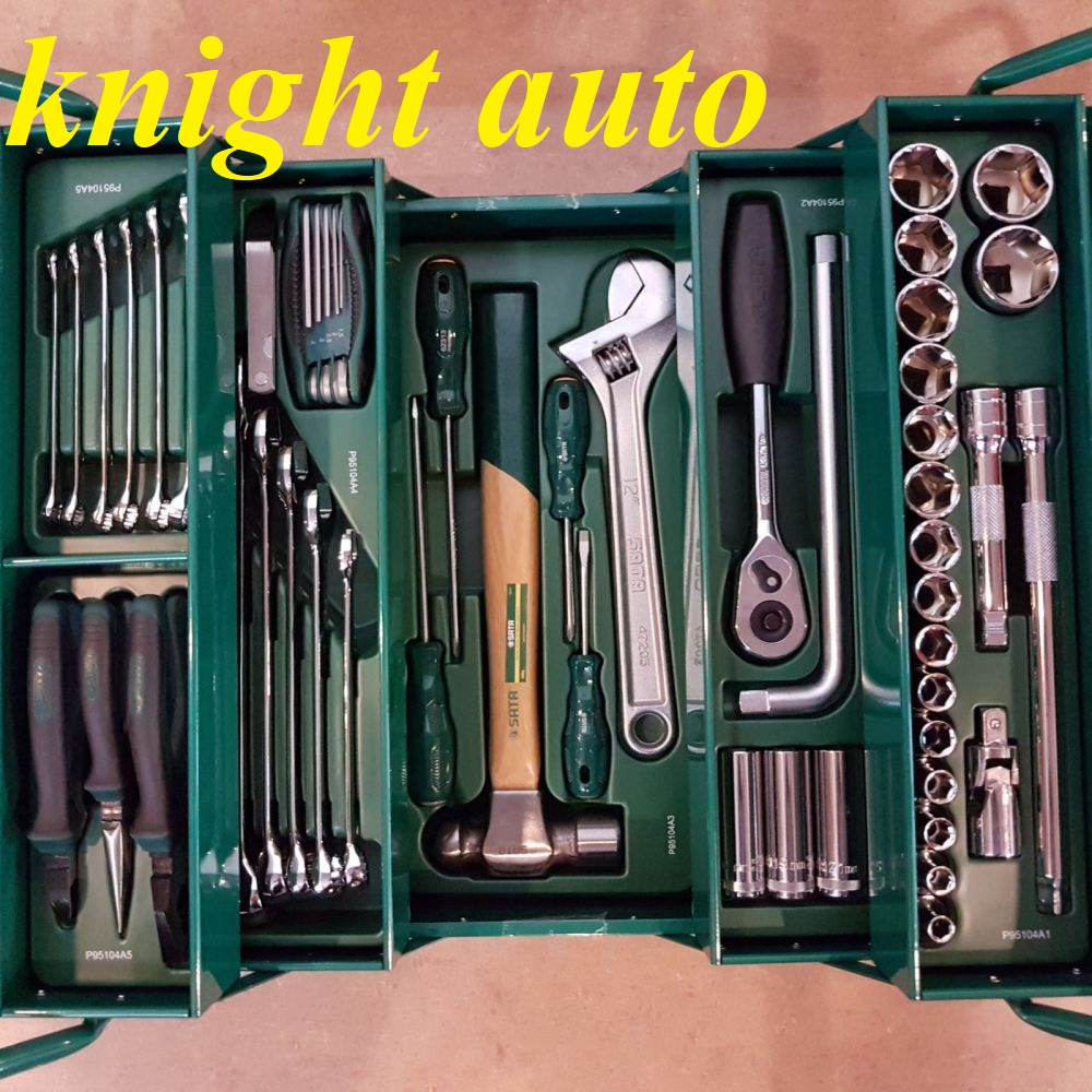 (FREE GIFT) Sata 95104A-70 6PT Cantilever Mechanic Tool Box Set 70pcs ...