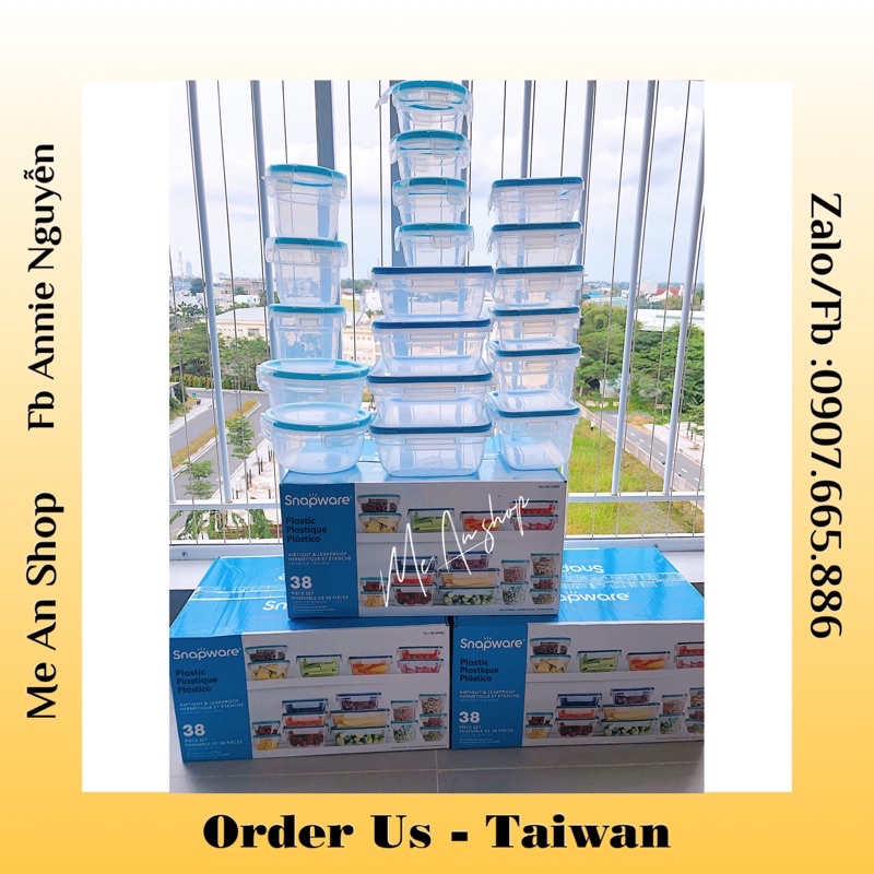 [COSTCO] 38-piece Snapware plastic box Set (19 boxes) | Shopee Malaysia
