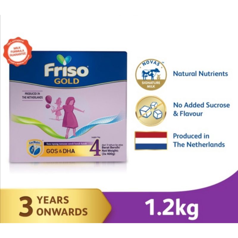 Friso Gold Step 4 (1.2kg) Exp:2024 | Shopee Malaysia