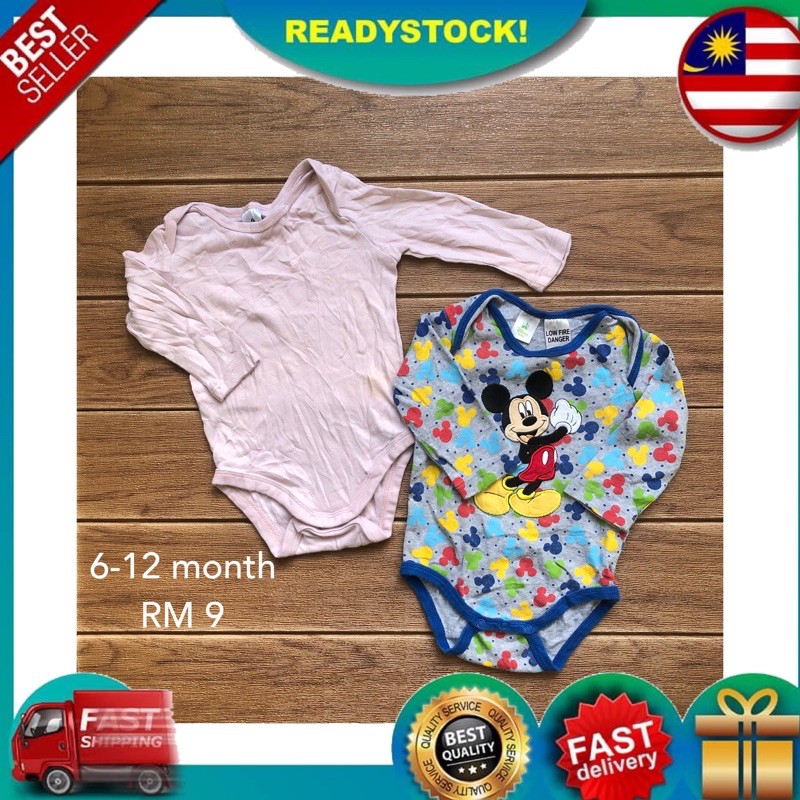 🔥HOT SELLING🔥 BAJU BUNDLE BABY/PRELOVED CARTOON MICKEY MOUSE | Shopee ...