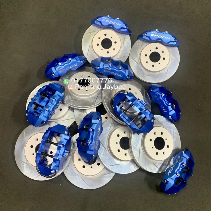 Spoon 4pot Brake Kit Caliper Honda | Shopee Malaysia