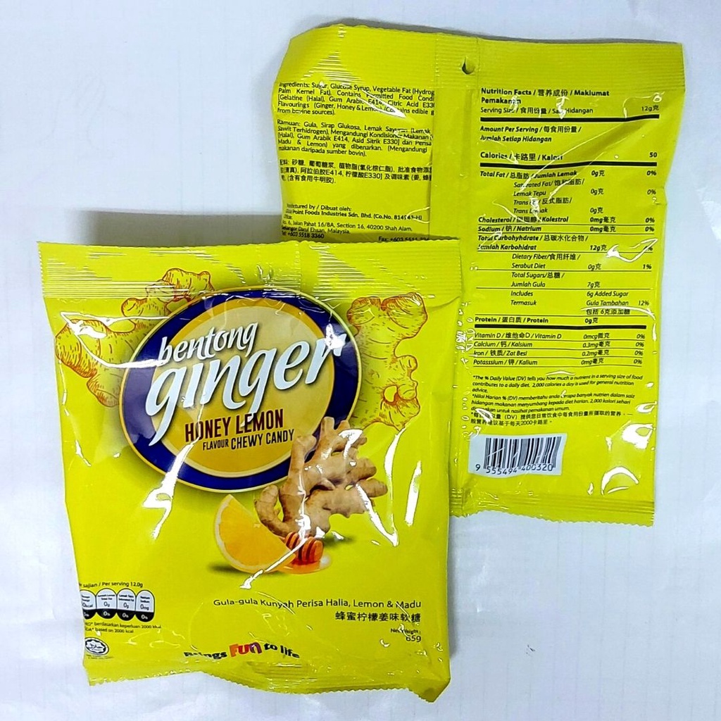 Durian Musang King & Bentong Ginger Original/Honey Lemon & Watermelon ...