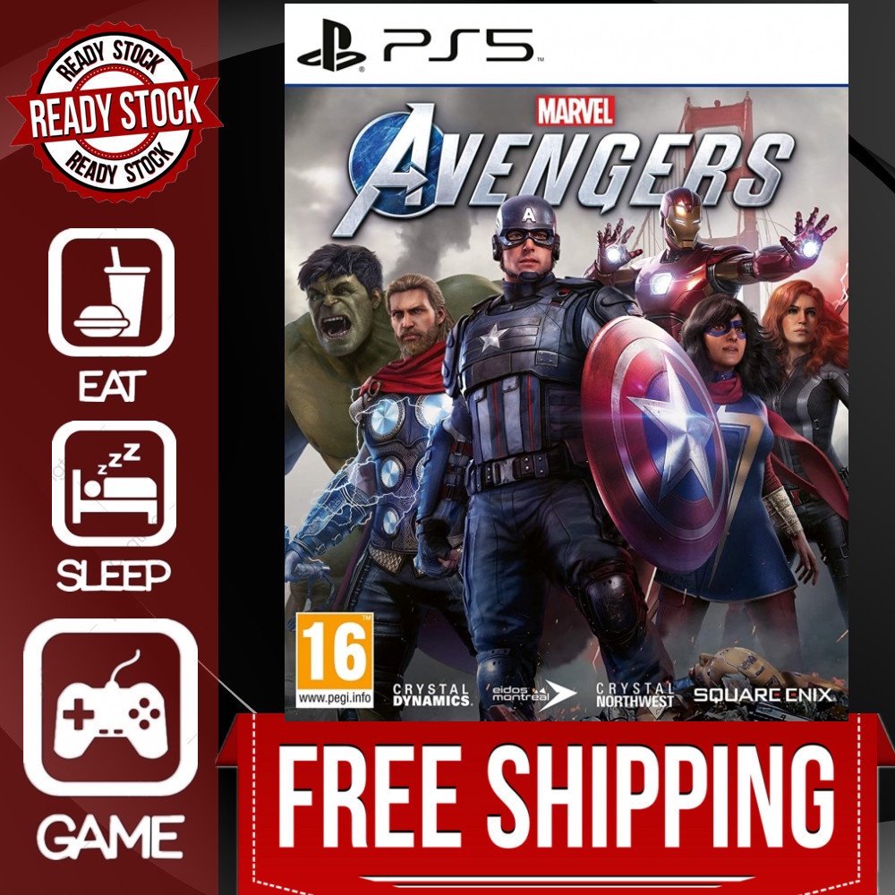PS5 Marvel's Avengers (English*Disc*New Seal) 漫威復仇者聯盟 Marvel Avengers ...
