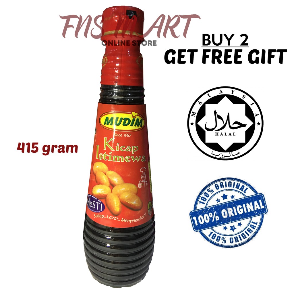 Fns Mart 415g Kicap Pekat Mudim Istimewa 415g Soy Sauce | Botol Plastik ...