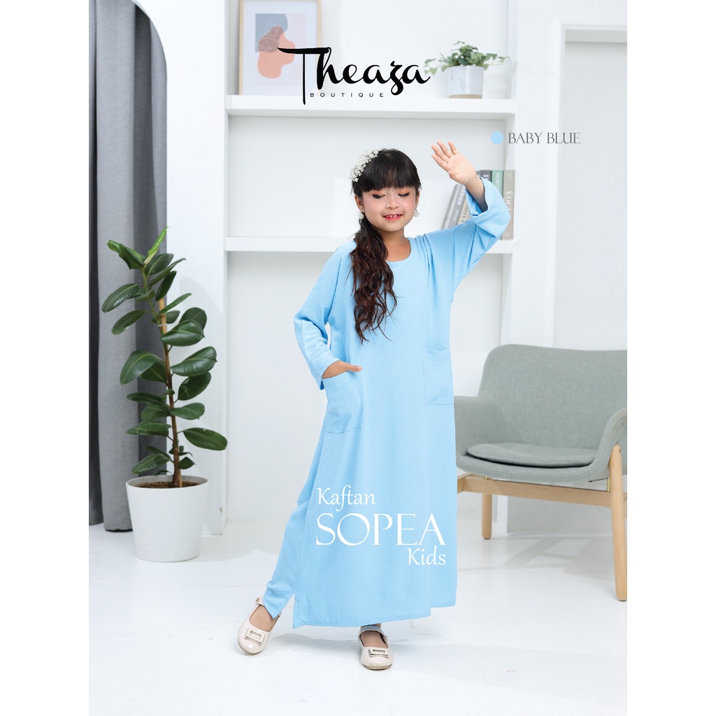 Kaftan Sopea Kids IRONLESS By THEAZA Part 1 | Shopee Malaysia