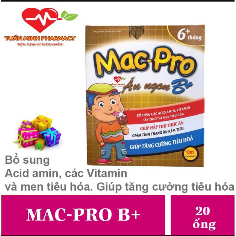 Mac Pro B+ supplements amino acids and essential vitamins to help ...