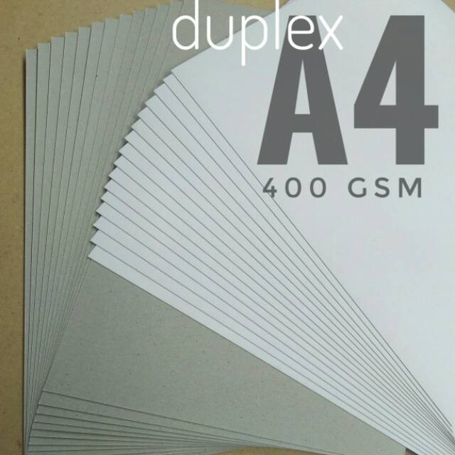 (50 Sheets) Duplex Paper Duplex 400 Gsm A4 21cm X 29.7cm | Shopee Malaysia