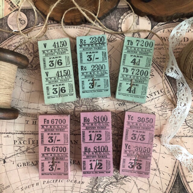 Vintage Bus Ticket Stack - B.T. & C. C. Ltd (50pcs) | Shopee Malaysia
