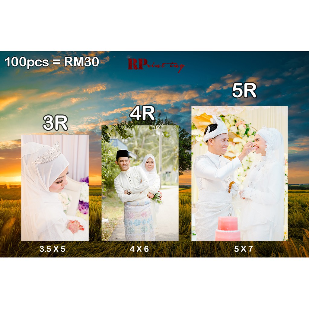 3R Photo Print Cuci Gambar Glossy Photo Paper | Shopee Malaysia