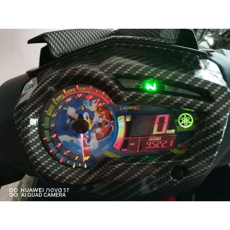 Y15 V1 STICKER METER INLINE FREE + NAMA & NO KENDERAAN | Shopee Malaysia