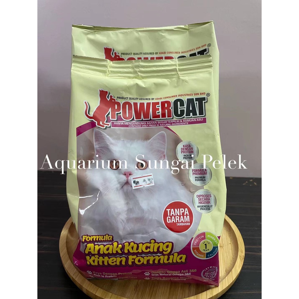 Ready Stock Power Cat Kitten Formula Food Anak Kucing Tanpa Garam Fresh ...