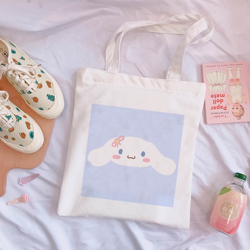 Cinnamoroll Cute Pattern Tote Bag Korean Fashion Shopping Bag Ladies ...