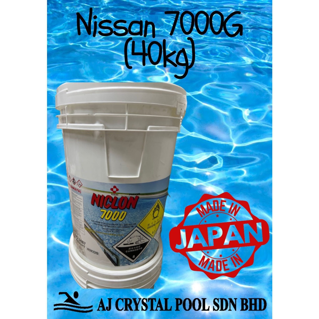 NICLON 7000G Klorin/Chlorine Granular (40KG) [READY STOCK] [MADE IN ...