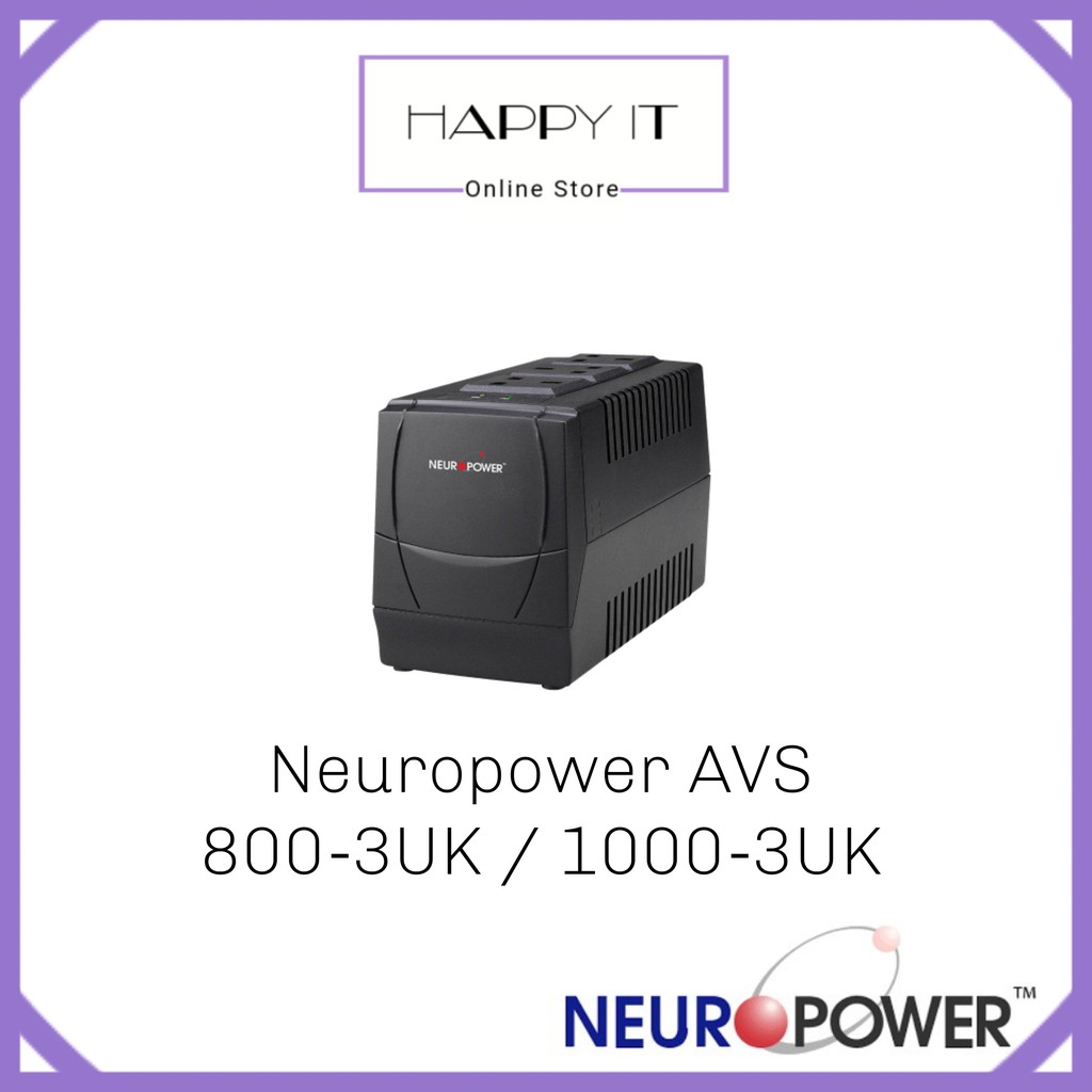 NEUROPOWER AVR 800VA (AVS800-3UK) & 1000VA (AVS1000-3UK) AUTOMATIC ...