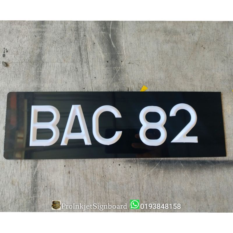 NOMBOR PLATE KERETA STANDARD/FONT TAJAM 🔥 | Shopee Malaysia