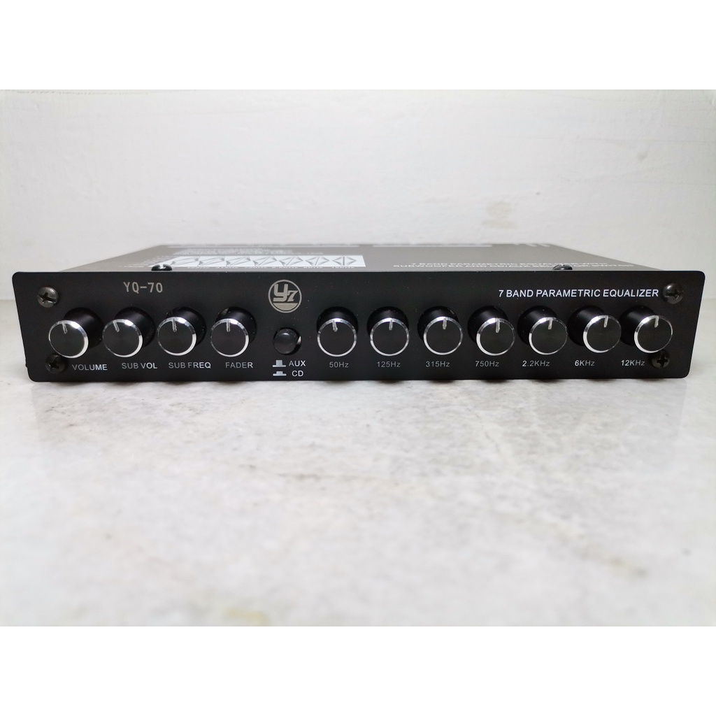 [Y7] 7-Band Pre-amp Parametric Preamp Car Pre amp 7Band with Subwoofer ...