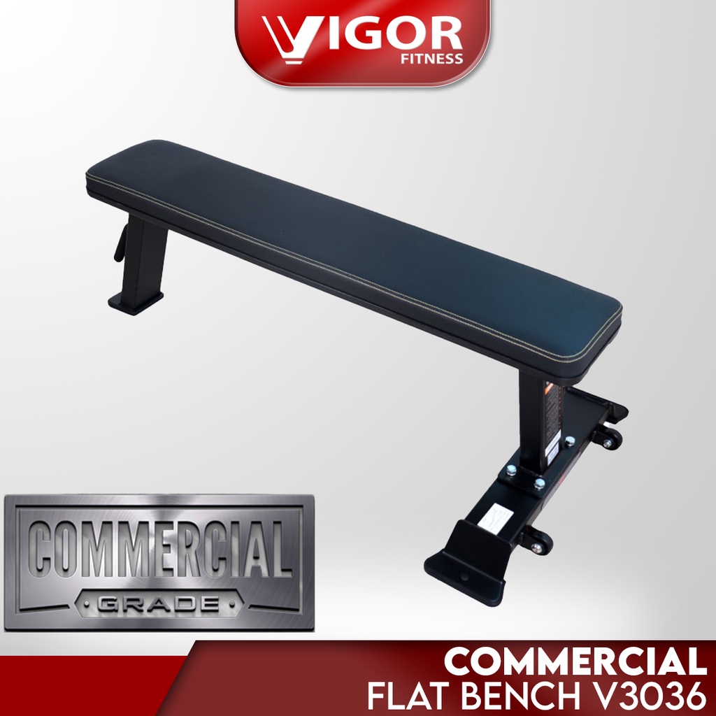 Vigor Fitness Commercial Flat Gym Workout Dumbbell Bench | Shopee Malaysia