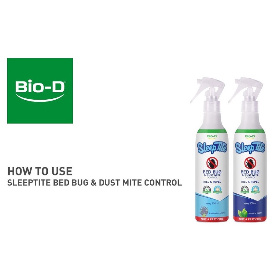 Bio D Sleep Tite Bed Bug & Dust Mite Spray 300ml | Shopee Malaysia