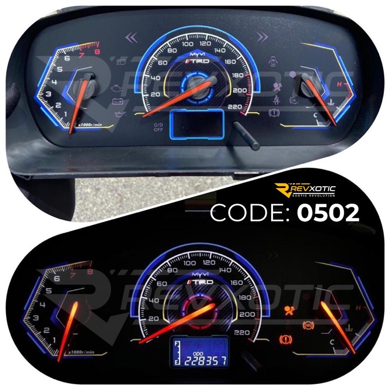 Papan Panel Meter Custom Perodua MYVI GEN-1 GEN1 First Generation ...