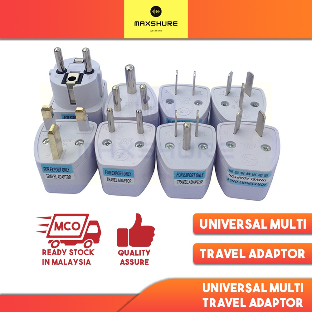 [MaxShure] Universal Multi Travel Adapter for Travel / Daily Conversion ...