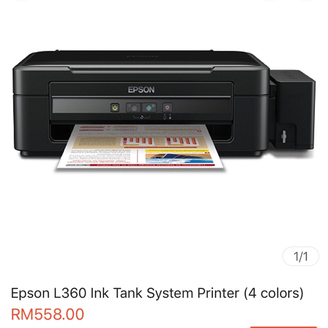 Epson L360 ink tank printer | Shopee Malaysia