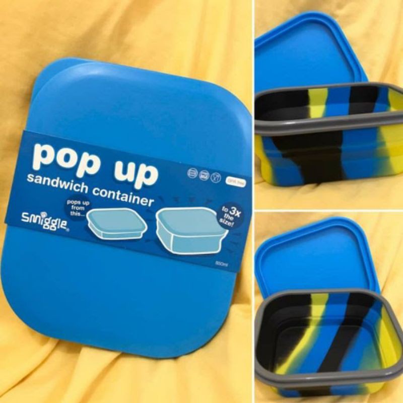 Smiggle pop up sandwich container | Shopee Malaysia