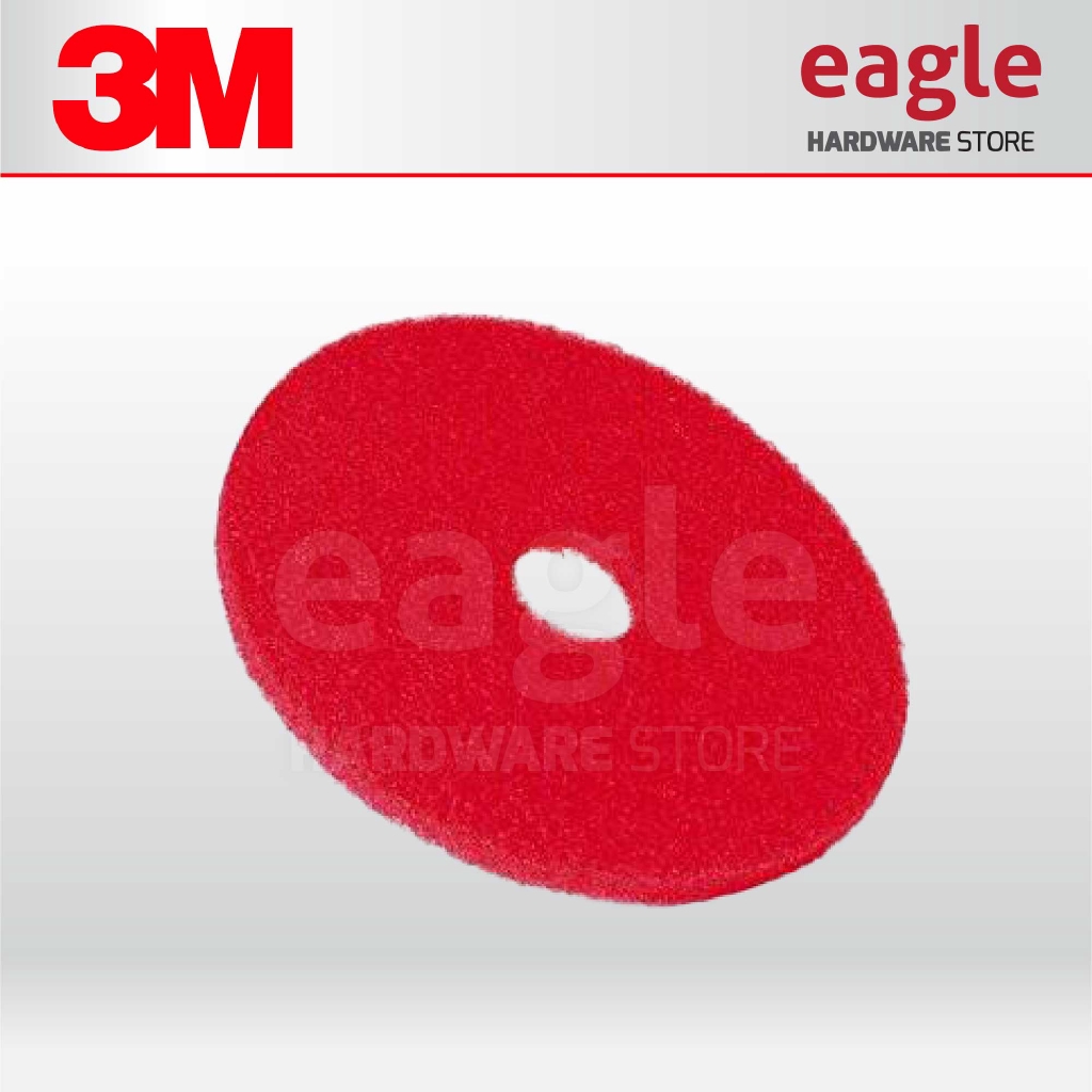 3M 5100 16"Red Buffer Pad | Shopee Malaysia