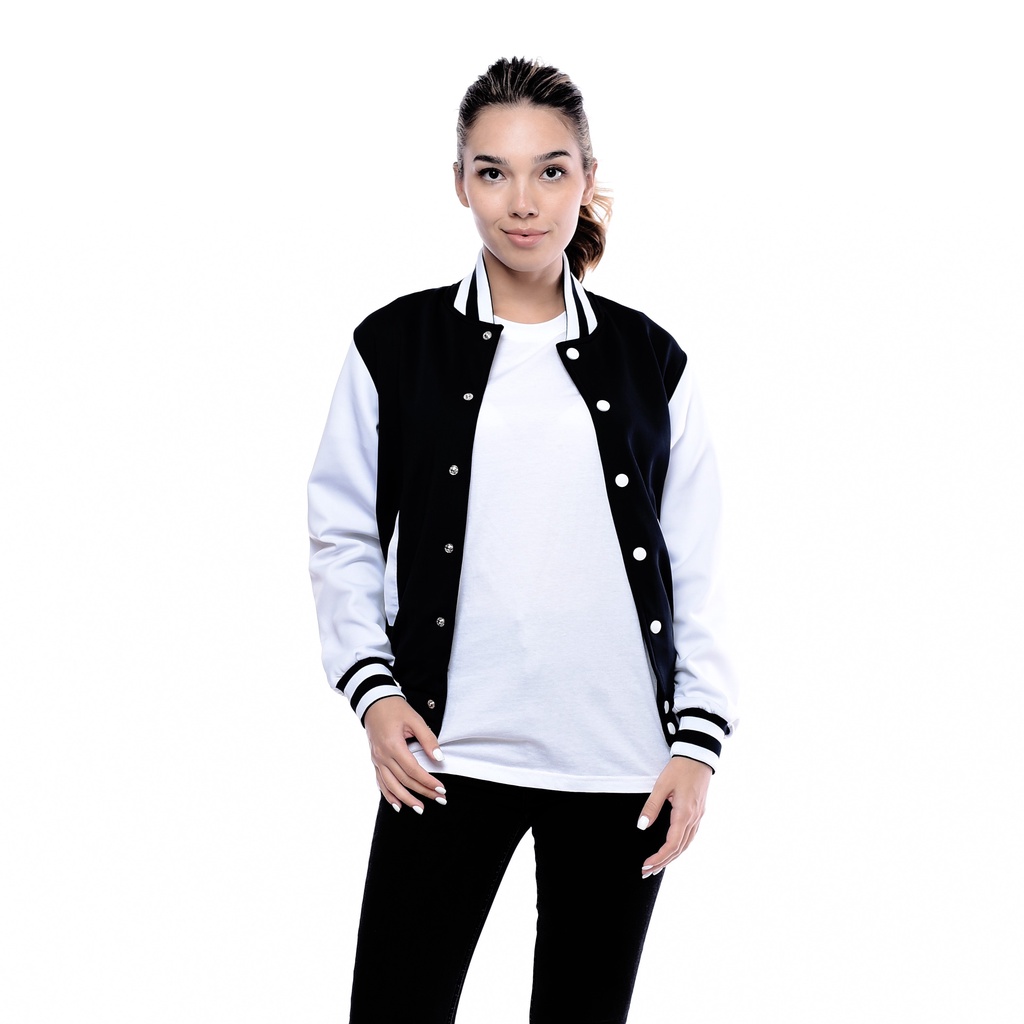 Ultifresh Varsity Pocket Jacket Cool Fabric Unisex Jaket Pelajar ...